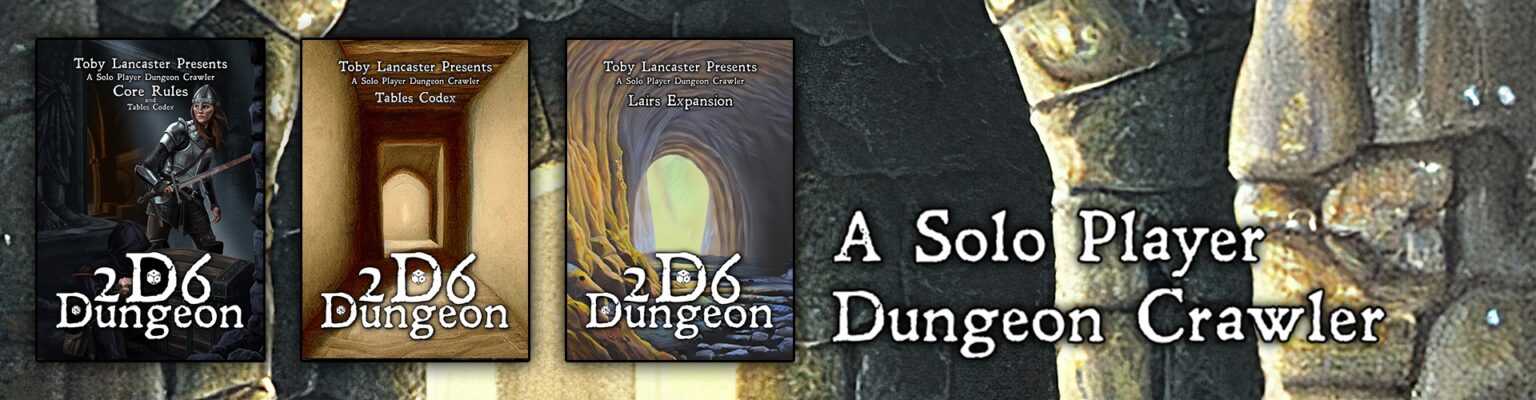 2D6 Dungeon - A Classic Dungeon Crawler Solo Player Game