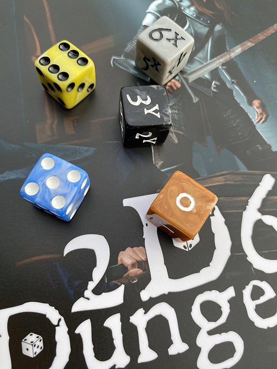2D6 Dungeon - Dice Set - DR Games